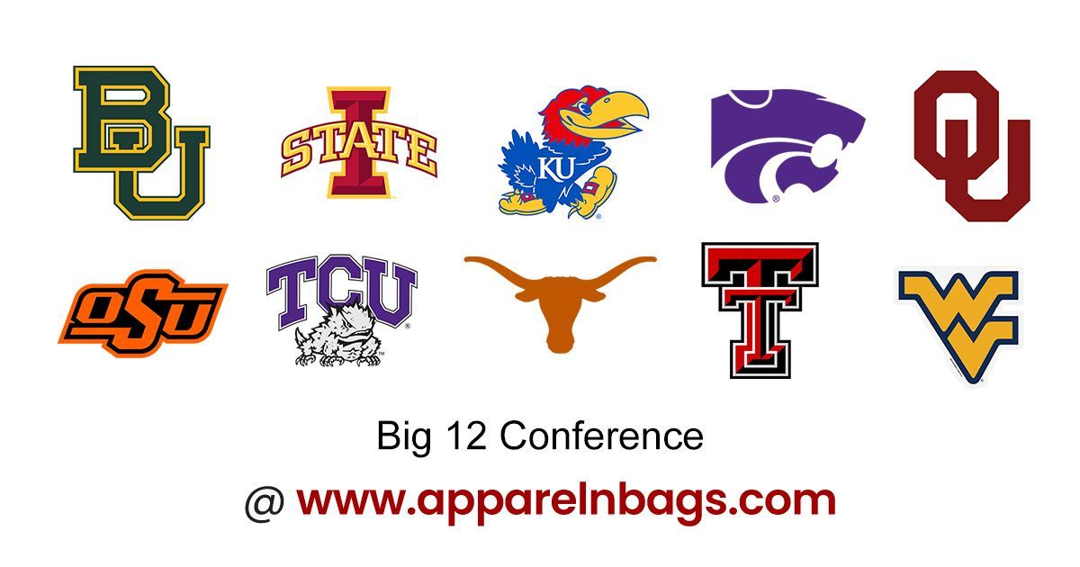 Big 12 Conference Color Codes - Color in Hex, Rgb, Cmyk, Pantone codes
