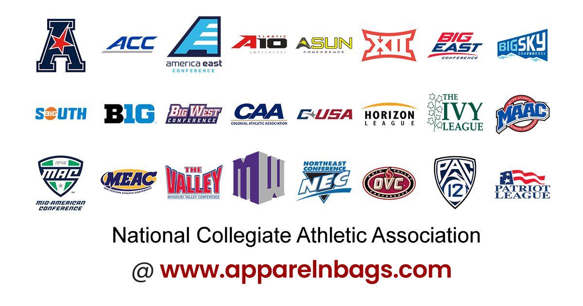 NCAA Color Codes - Hex, RGB, CMYK - ApparelnBags