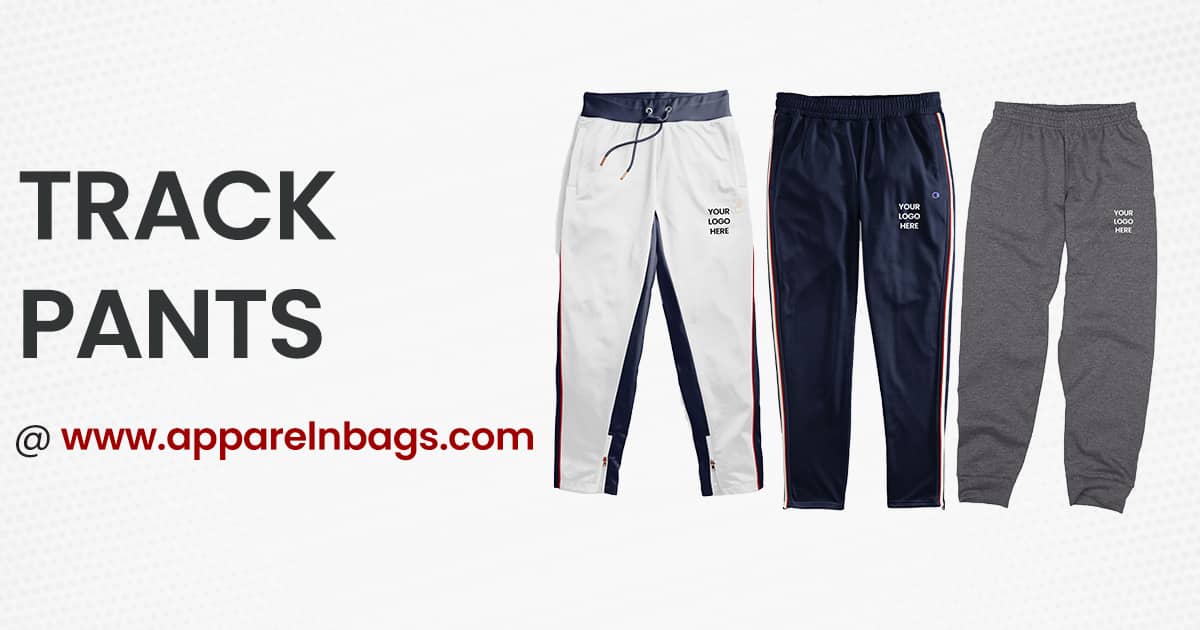 Custom Running Pants - Track Pants in Bulk | ApparelnBags