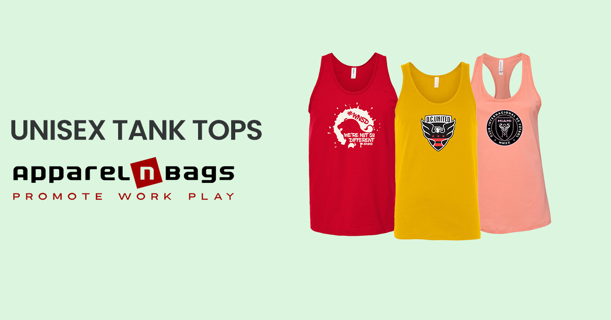 Shop Custom Unisex Tank Tops | Gender Neutral Tank Tops