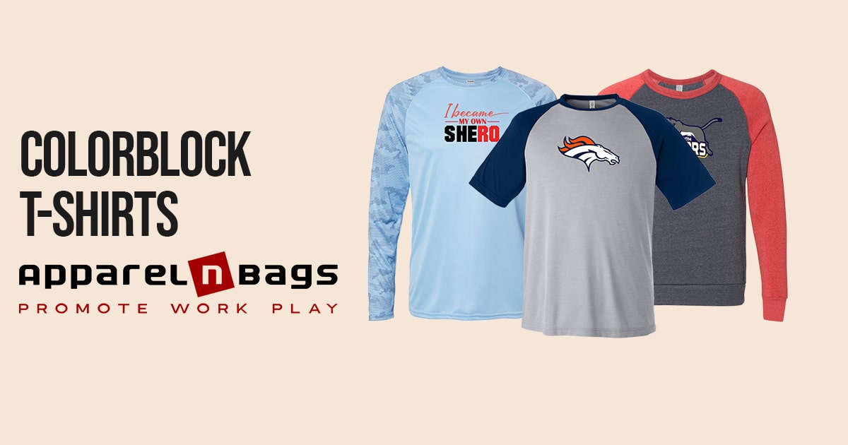 Wholesale Colorblock T Shirts - Custom Colorblock Tees