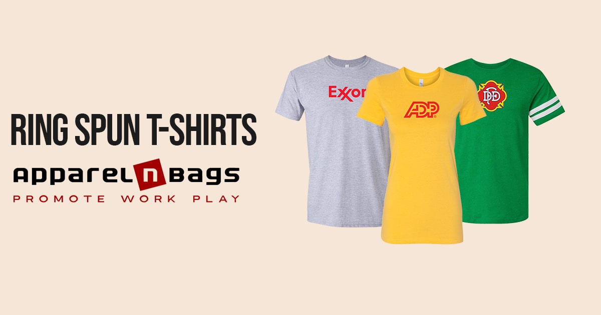 Wholesale Ring Spun T-Shirts | Custom Ring Spun Tees