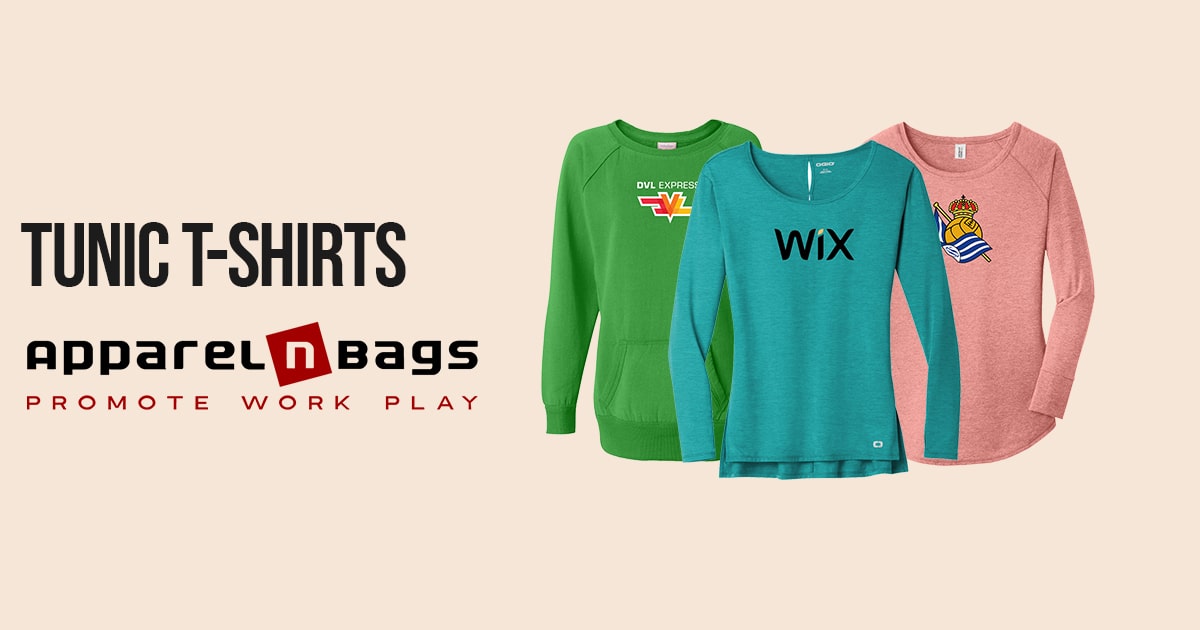 Wholesale Tunic T Shirts - Blank Tunic Shirts in Bulk