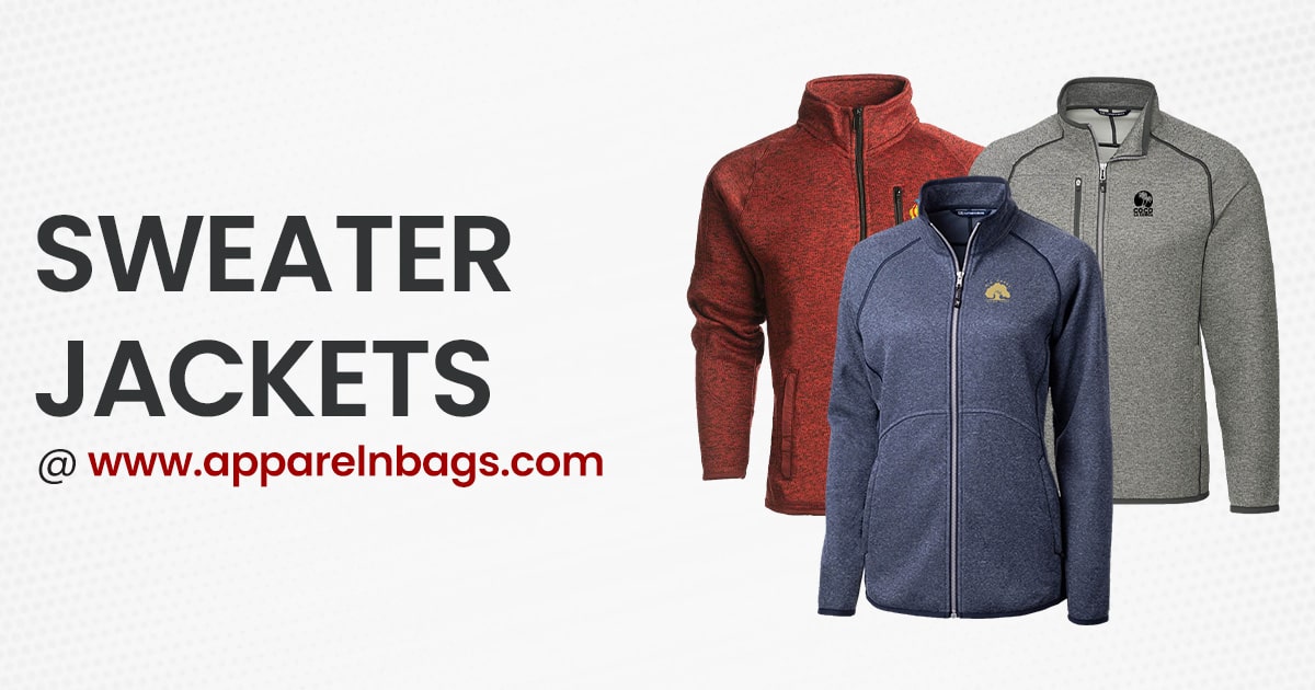 Budget-friendly Custom Sweater Jackets at ApparelnBags.com