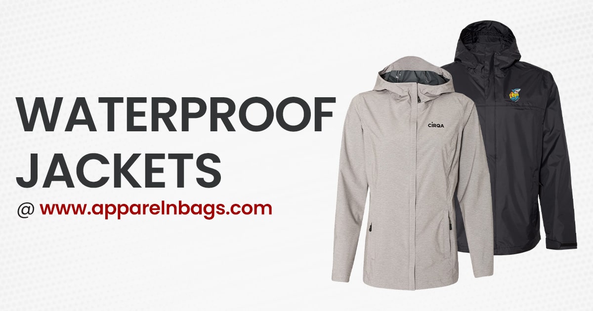 Budget-friendly Custom Waterproof Jackets at ApparelnBags