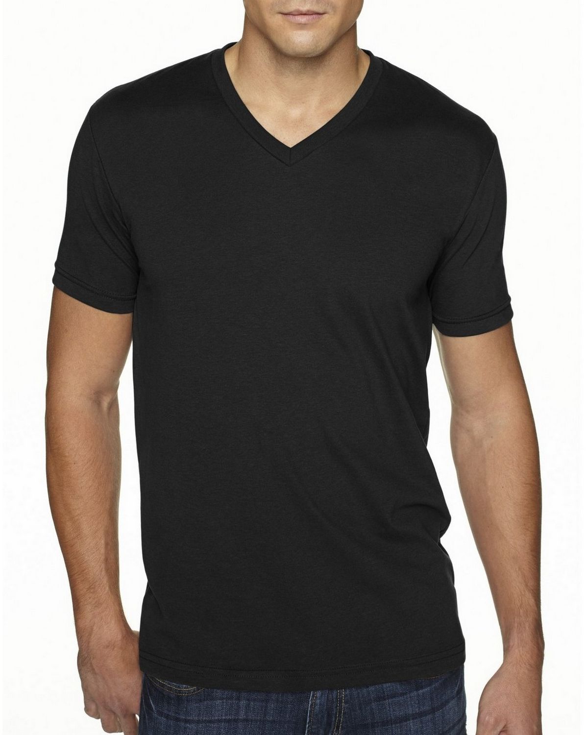 Next Level 6440 Men's Premium Fitted Sueded V-Neck Tee