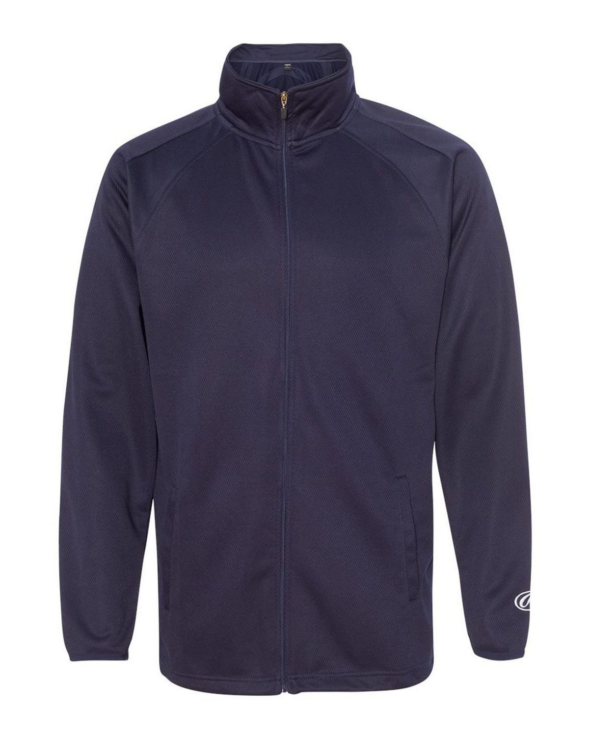 Rawlings 9761 | Rawlings 9761 Men's Full-Zip Flatback Mesh Fleece Jacket