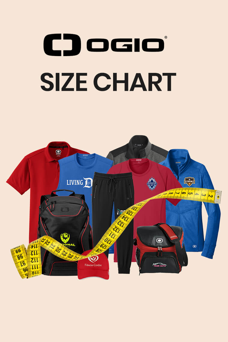 Ogio Size Chart | Ogio Polo Size Chart | Ogio Jacket Sizing