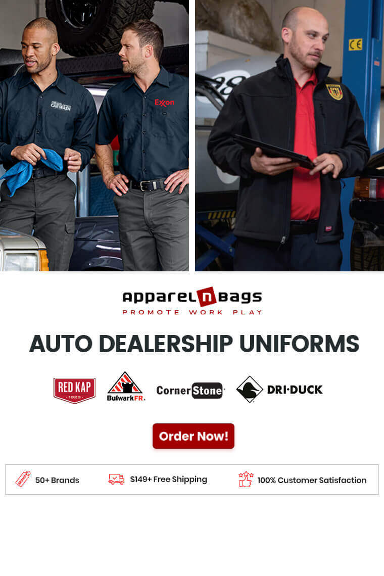 Wholesale Automotive Apparel - Custom Auto Shop Uniforms