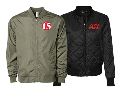 Shop Stylish Design Custom Jackets with Logo at ApparelnBags