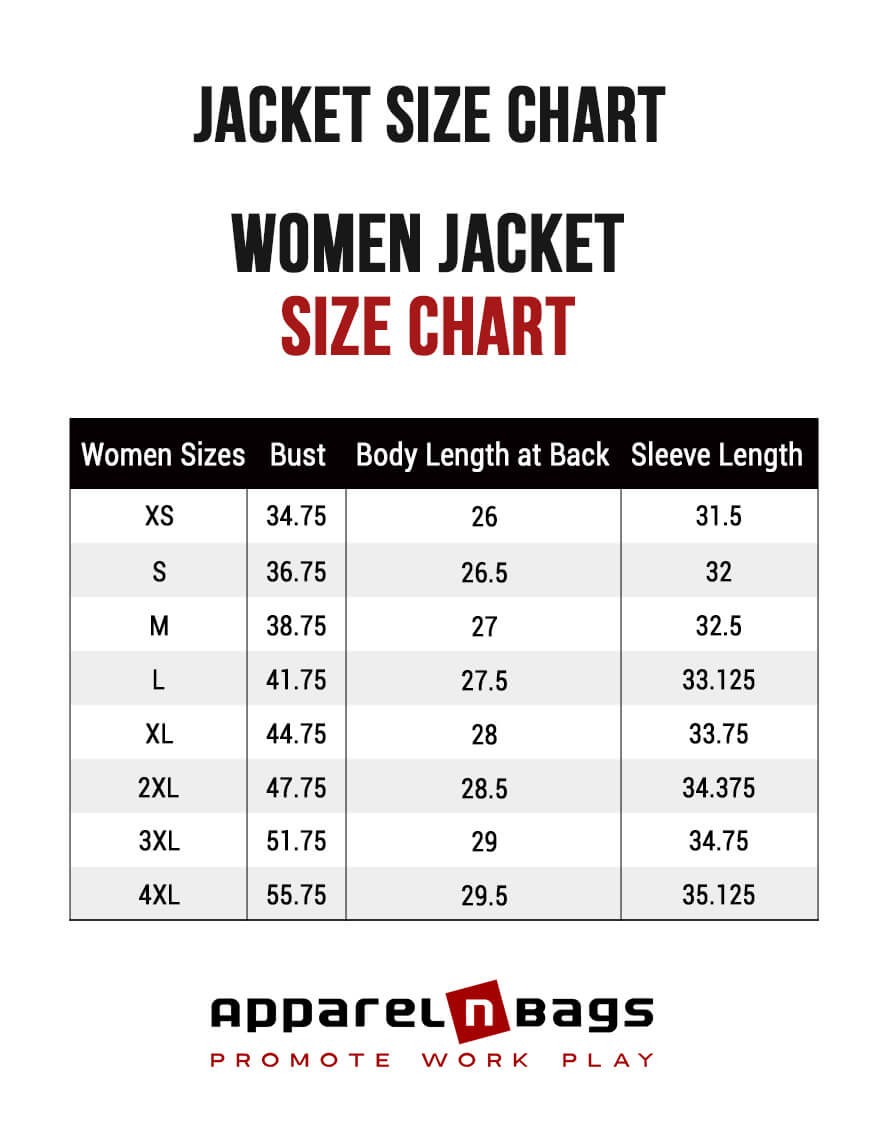 Womens Coat Sizes Chart Size Chart Lesley Evers