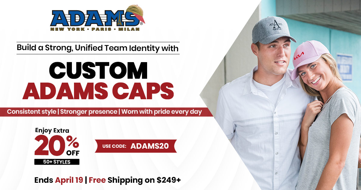 Grab EXTRA 20% OFF Adams Hats, Caps & More | Code ADAMS20