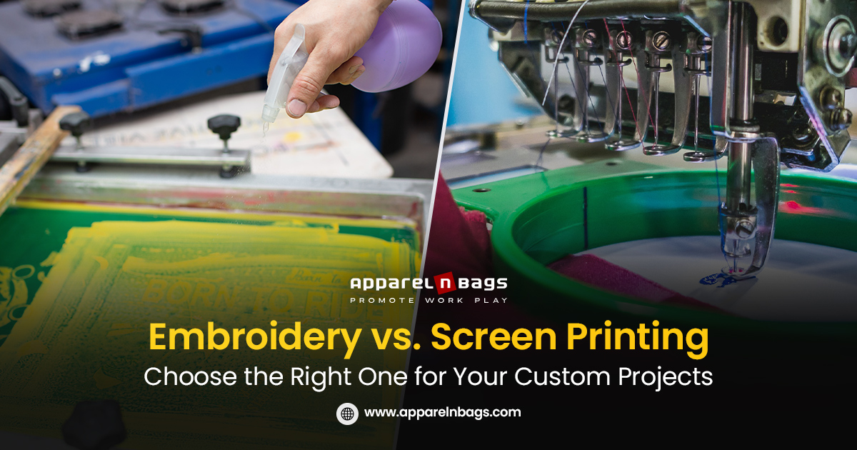 Embroidery vs Screen Printing | Which One is Better