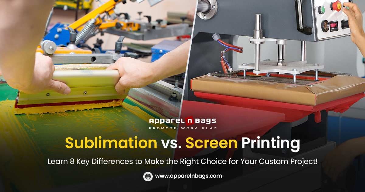 Sublimation Printing vs Screen Printing