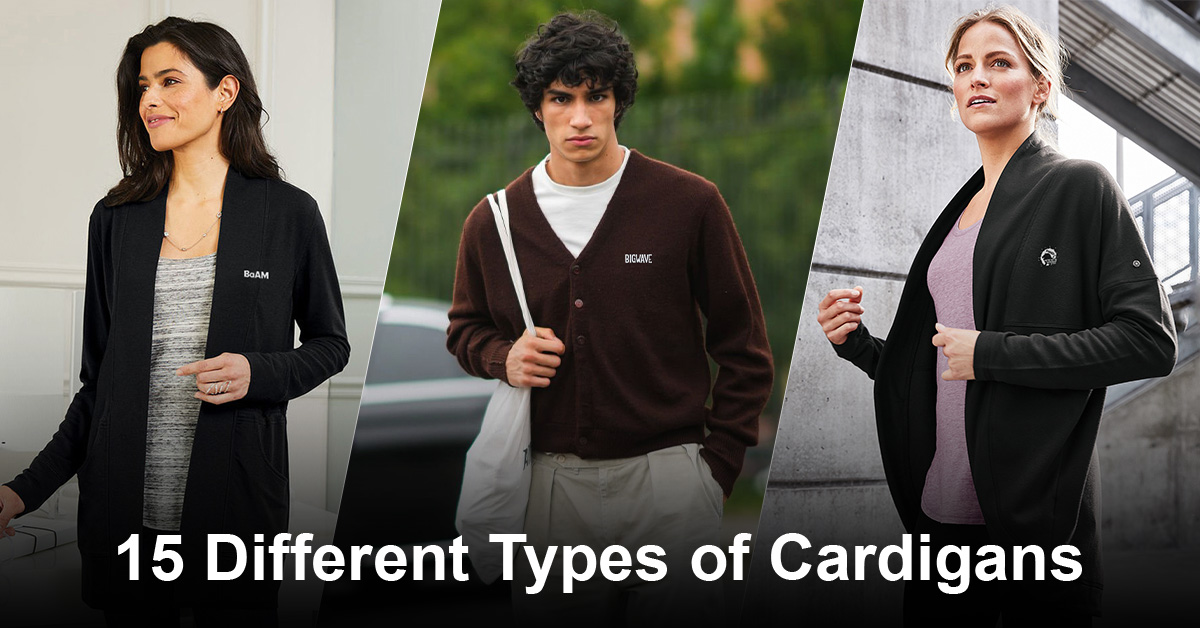 15 Different Types of Cardigans: Different Cardigans Types