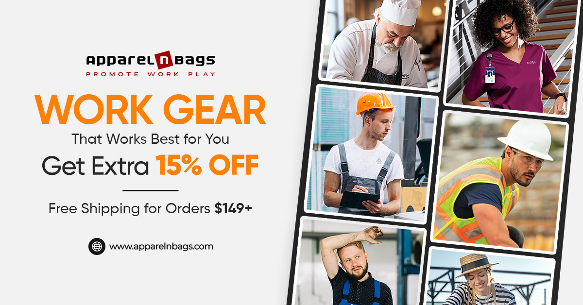 Work Clothes Sale: 15% Off + Free Shipping Over 149$